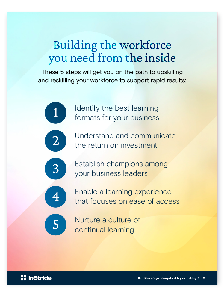 The Hr Leaders Guide To Rapid Upskilling And Reskilling