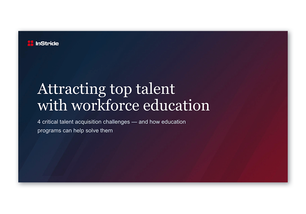 Attracting top talent with workforce education
